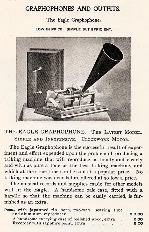 Graphophone Type B 'Eagle' Serial No. 776